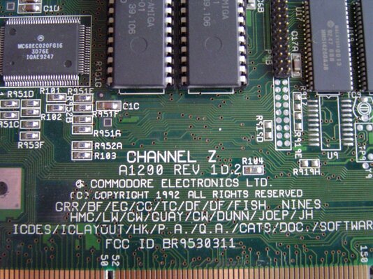 A1200 motherboard revisions | AmiBay