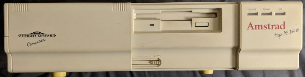 Amstrad Mega PC with original monitor and keyboard + CPU upgrade and CF ...