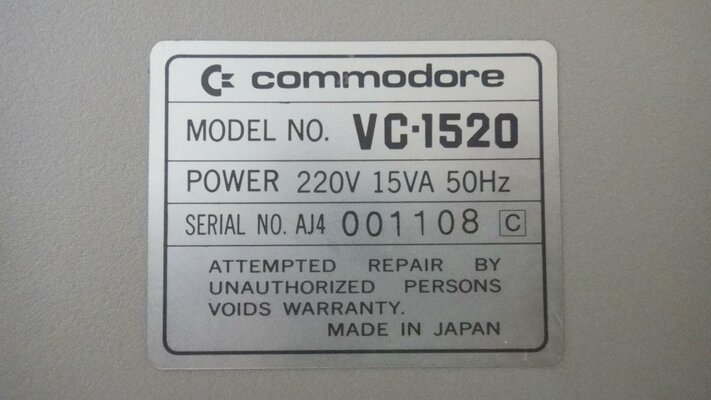 Closed - Commodore VC 1520 Printer Plotter | AmiBay