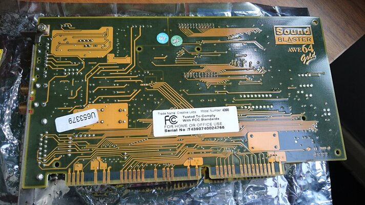 Closed - SOUND BLASTER AWE64 GOLD CT4390. | AmiBay