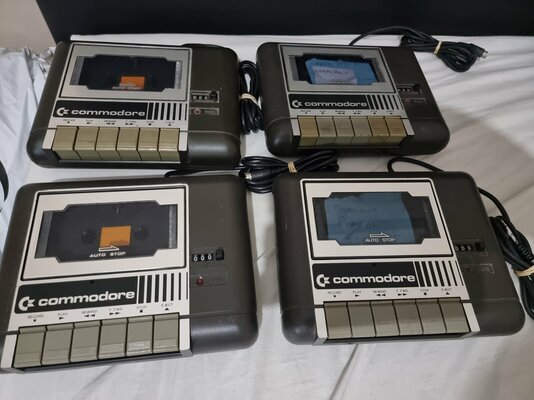 Closed - 4 x Commodore C64, C16 Plus/4 Tape Deck Cassette Player #1531 ...