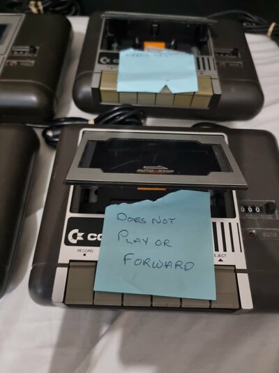 Closed - 4 x Commodore C64, C16 Plus/4 Tape Deck Cassette Player #1531 ...