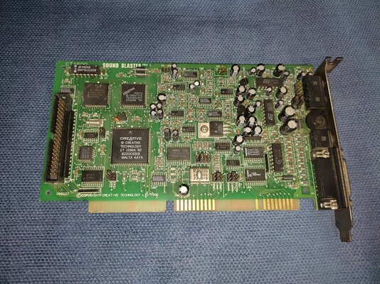 Sold - Sound Blaster PRO 2.0 CT1600 ISA Sound Card | AmiBay