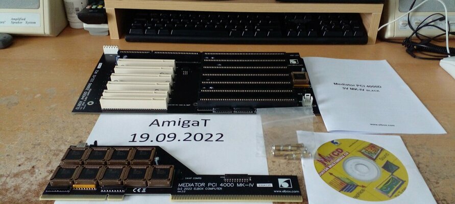 Closed - Amiga 4000D mediator PCI daughter board for tower setup. | AmiBay