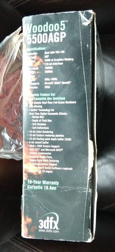 Sold - 3DFX Voodoo 5 5500 AGP | AmiBay