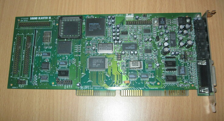 Sold - Sound Blaster 16 CT2230 Sound Card ISA | AmiBay