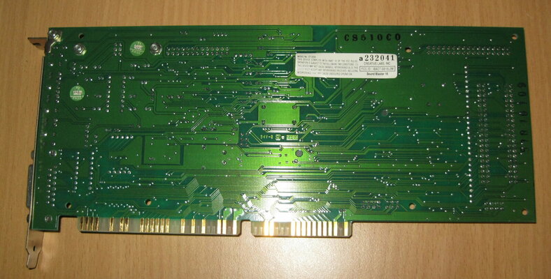 Sold - Sound Blaster 16 CT2230 Sound Card ISA | AmiBay