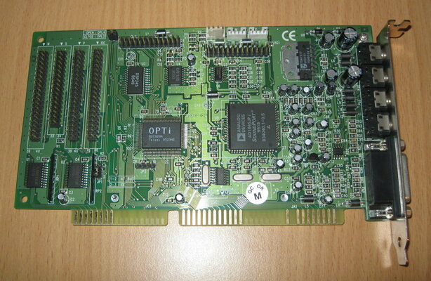 For Sale - Opti 82C929A AD1845JP SoundPort ISA Sound Card | AmiBay
