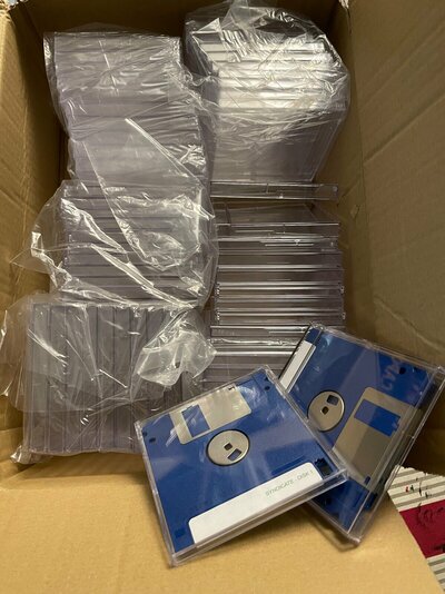 Sold - Single/Double Floppy Disk cases | AmiBay