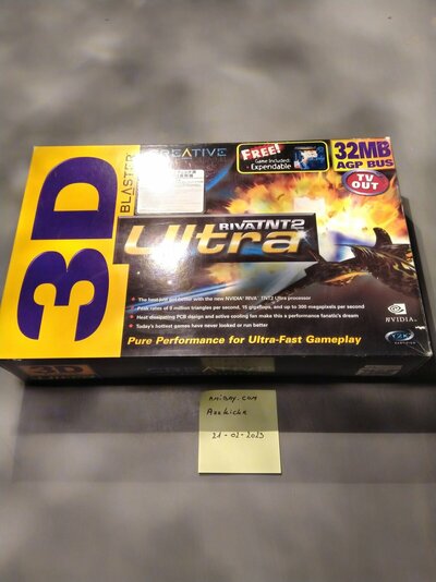 For Sale - Creative Labs Riva TNT2 Ultra, boxed, mint | AmiBay