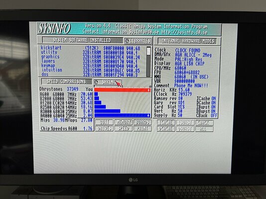 Closed - Terrible Fire TF1260 A1200 Accelerator with Motorola RC 060 ...