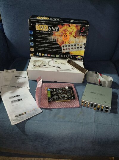 Closed - [BOXED] Terratec DMX 6Fire 24/96 PCI Sound Card + Front Panel ...