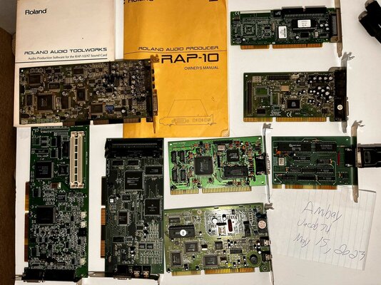 For Sale - Vintage PC ISA Cards: Roland, Turtle Beach, Creative Labs ...