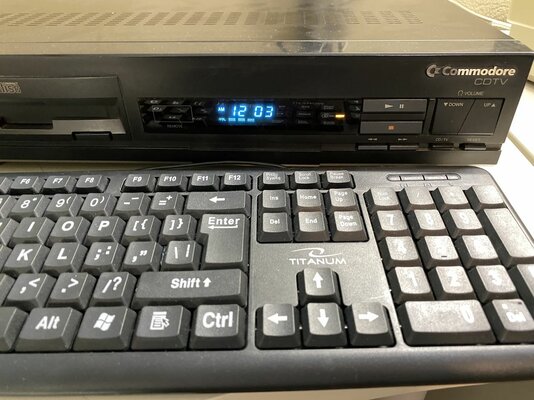 Sold - Commodore (Amiga) CDTV. Unit + PS/2 Keyboard | AmiBay