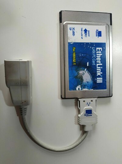 Sold - 3COM Ethernet PCMCIA Card compatible with Amiga 600 / 1200 | AmiBay