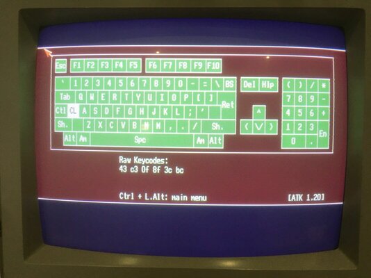 Sold - Amiga 3000 keyboard AZERTY french layout A3000 | AmiBay