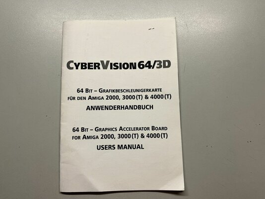 Sold - CyberVision 64/3D (ZII / ZIII) & Ratte Auto Monitor Switch | AmiBay