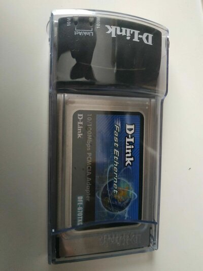 Sold - D-Link Ethernet PCMCIA Card compatible with Amiga 600 / 1200 ...