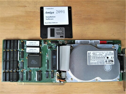 Sold - Amiga A2091 SCSI/Memory Zorro Card | AmiBay