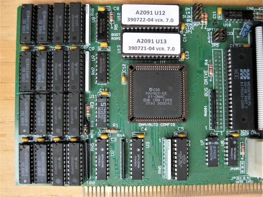 Sold - Amiga A2091 SCSI/Memory Zorro Card | AmiBay