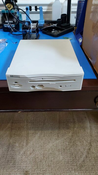 Sold - HP external SCSI slot loading DVD drive | AmiBay