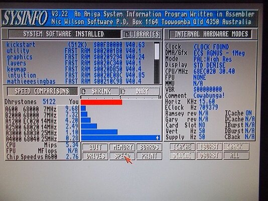 Sold - Turbocard 68EC020-TK for A500/A500+/A1000/A2000 | AmiBay