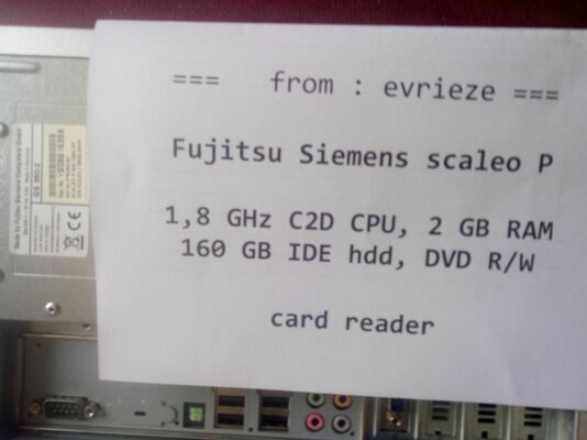 For Sale - Fujitsu Siemens scaleo P desktop midi | AmiBay