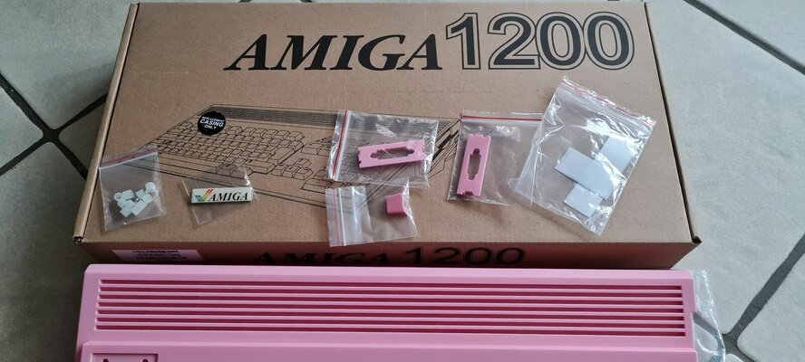 Sold - AMIGA 1200 PINK Kickstarter Case a1200.net New | AmiBay