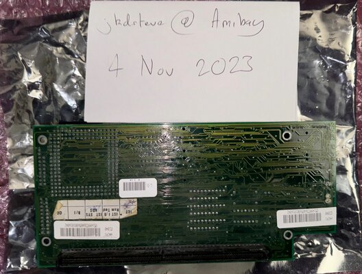 Sold - CBM A3640 Processor board (25MHz) and genuine Motorola 68040 ...