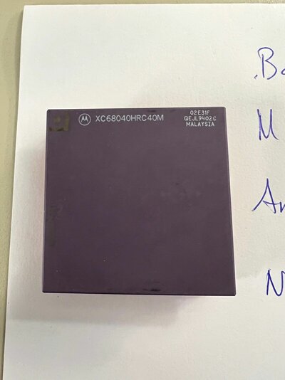 For Sale - 68040 CPU 40MHz CPU | AmiBay