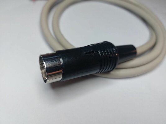 For Sale - 14 Pin DIN Male Plug to Screened Open End Cable for Atari ST ...
