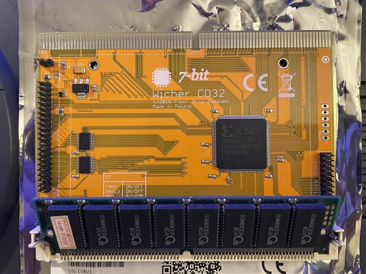 Closed - Wicher CD32 8MB RAM memory expansion / IDE card for Commodore ...