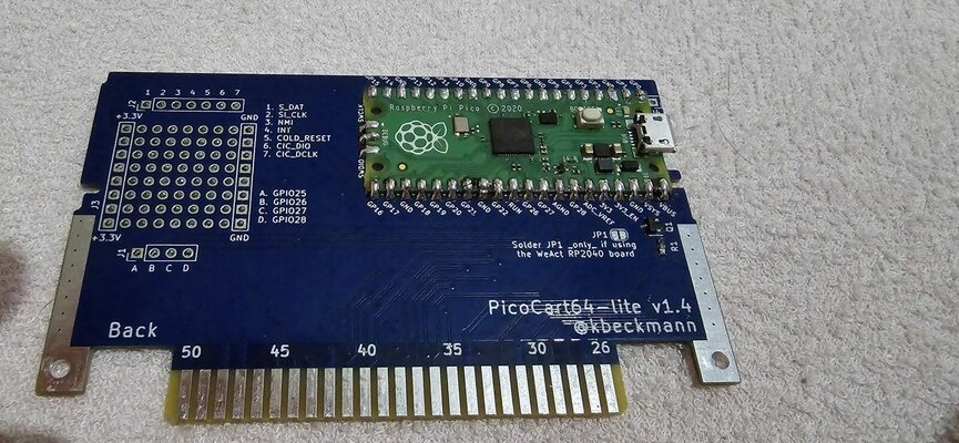 Sold - Nintendo 64 N64 PicoCart64 new DIY Flash Cart Project | AmiBay