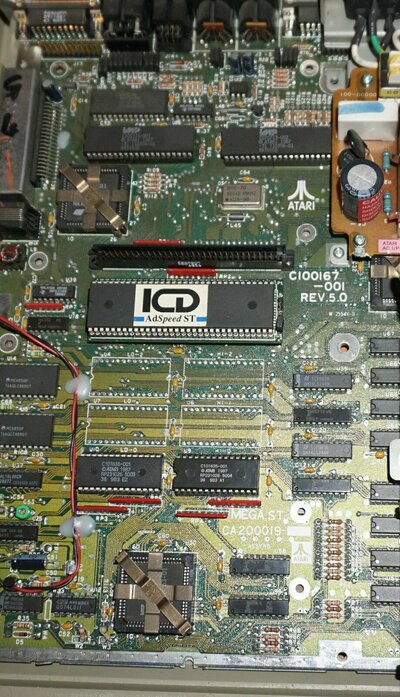 Sold - Atari Mega ST4 with ICD AdSpeed Accel, M110 video card, German ...