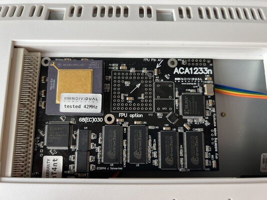 Sold - Commodore Amiga 1200 with ACA1233n and Indivision AGA MK3 | AmiBay