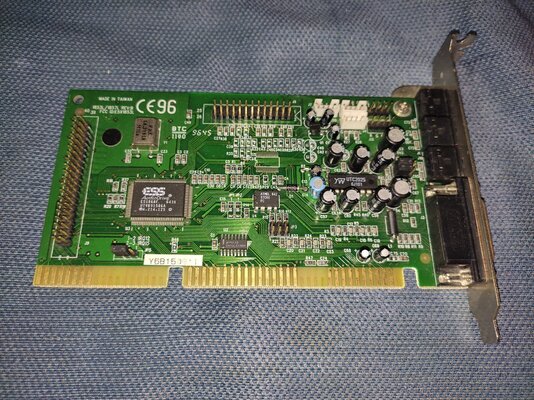 Closed - ESS AudioDrive 1868F ISA 16Bit Sound Card | AmiBay
