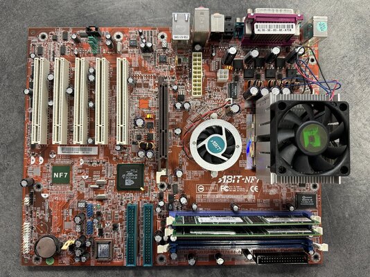 For Sale - Abit NF7 V2.0 / AMD Athlon XP 2500+ / 1GB DDR / Abit Siluro ...
