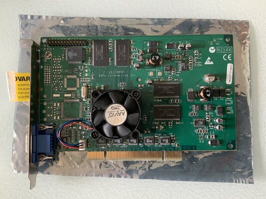 Sold - Voodoo 4 32MB PCI RTG/Graphics card for Amiga Mediator (FAULTY) | AmiBay