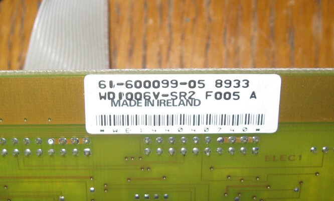 For Sale - WD1006V-SR2 MFM HDD/FDD controller ISA | AmiBay