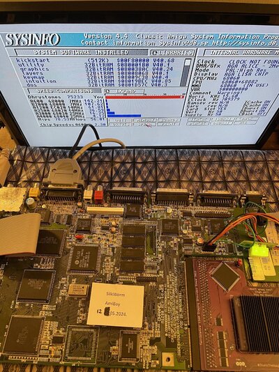 Closed - TF1260 with full rev6 060 CPU MMU FPU 128MB MC68060RC50 71E41J ...