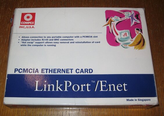Closed - Compex ReadyLink LinkPort/Enet PCMCIA Ethernet Card CIB | AmiBay