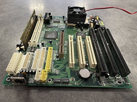 Sold - Acorp 5ALI61 Super Socket 7 Motherboard / S3 Trio64 8MB AGP ...