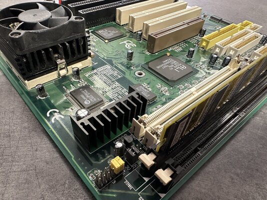 Sold - Acorp 5ALI61 Super Socket 7 Motherboard / S3 Trio64 8MB AGP ...