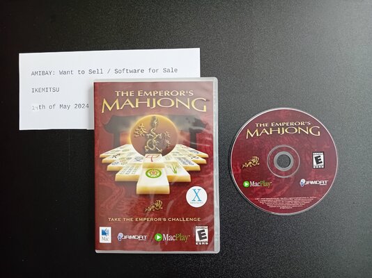 Sold - Mac CD-ROM game "The Emperor's Mahjong" (2003) | AmiBay