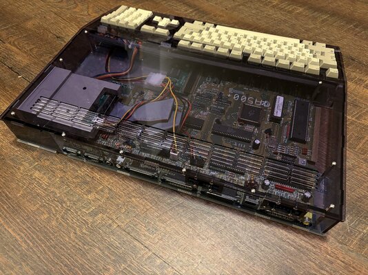 Sold - Commodore Amiga 500 A500 Rev 8A 1MB RTC Hyperion Kickstart ROM 3 ...