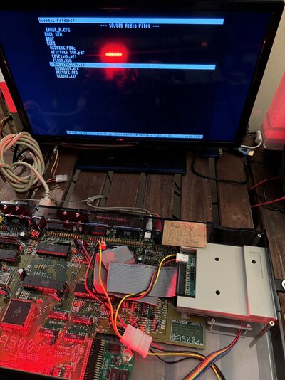 Sold - Commodore Amiga 500 A500 Rev 8A 1MB RTC Hyperion Kickstart ROM 3 ...