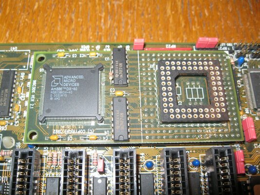 For Sale - ST098C motherboard w/ 386DX-40 + 4MB RAM (leaky batt) MrBIOS ...