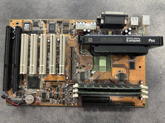 For Sale - ABIT BH6 Mainboard + 256MB SD Ram + Intel Pentium II 266MHz ...