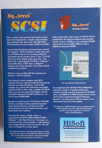 Sold - Squirrel SCSI Interface for Amiga 600/1200 Boxed | AmiBay