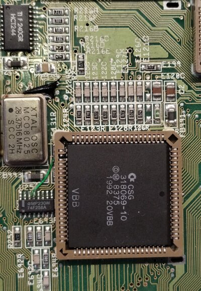 Sold - FAT Agnus 8375 and 2 x CIA 8520 PLCC for Amiga 600 | AmiBay